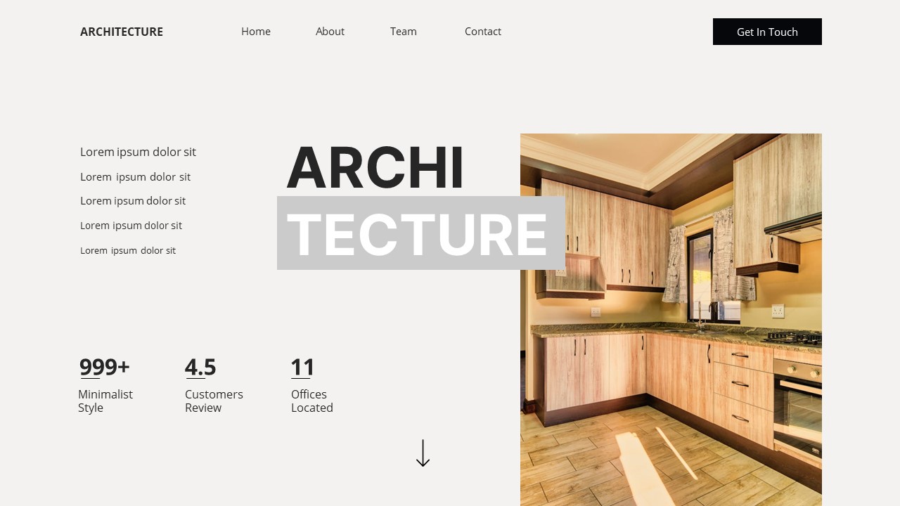 Architecture - Minimalist Architecture Keynote Templates, Presentation ...