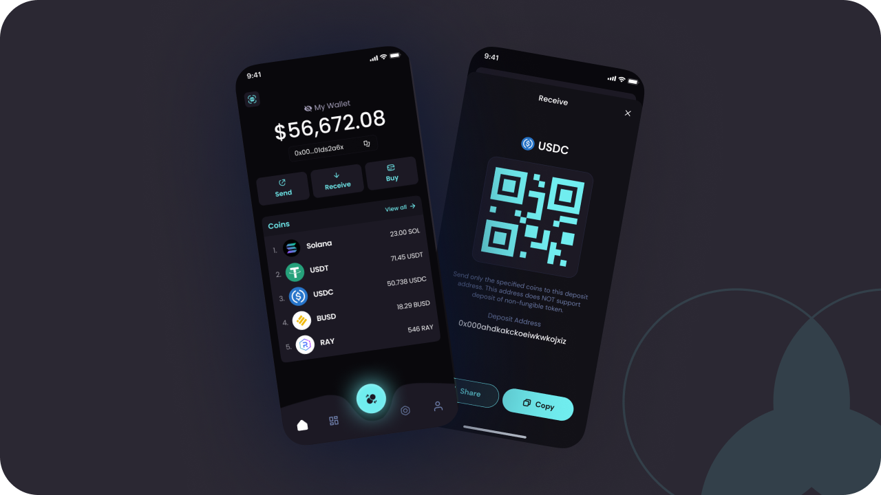 Solana Wallet Pro - Fully Functional Mobile App by blockyfy | CodeCanyon