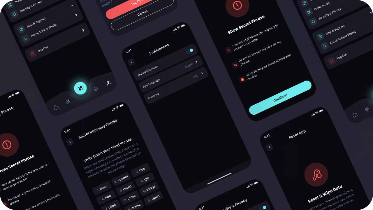 Solana Wallet Pro - Fully Functional Mobile App by blockyfy | CodeCanyon