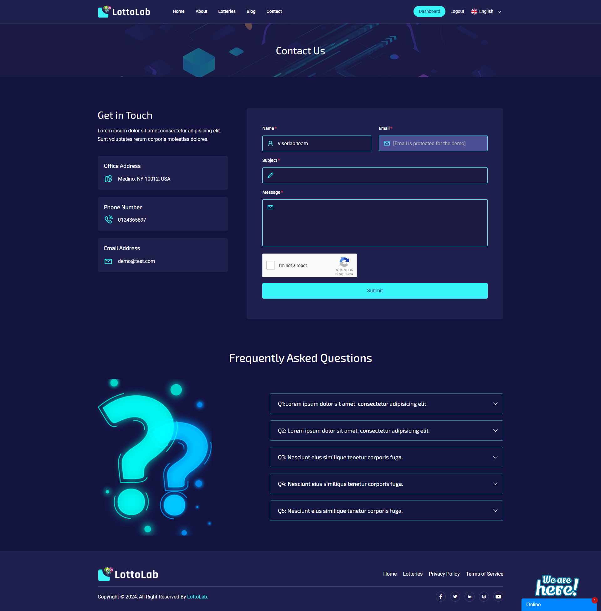 LottoLab - Live Lottery Platform by ViserLab | CodeCanyon