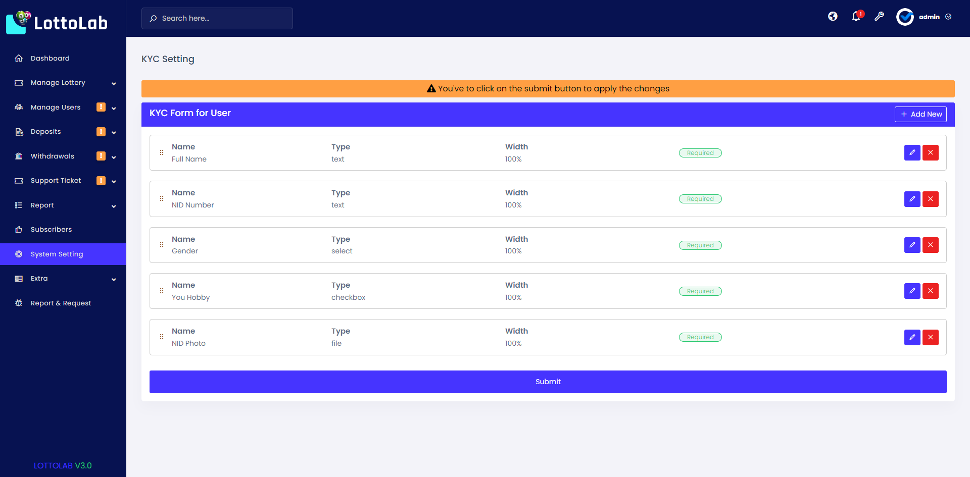 LottoLab - Live Lottery Platform by ViserLab | CodeCanyon