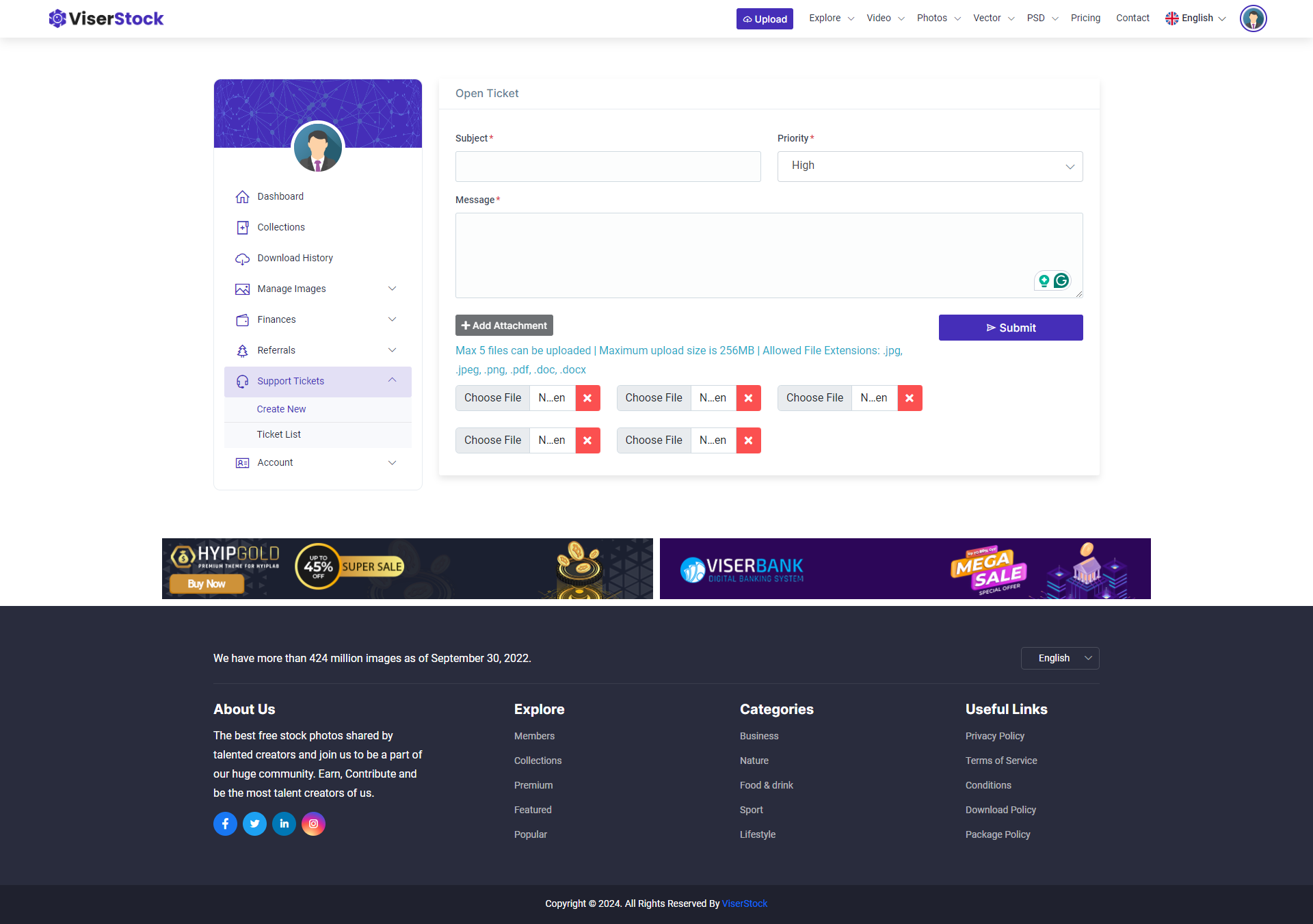ViserStock - Ultimate Microstock Marketplace by ViserLab | CodeCanyon
