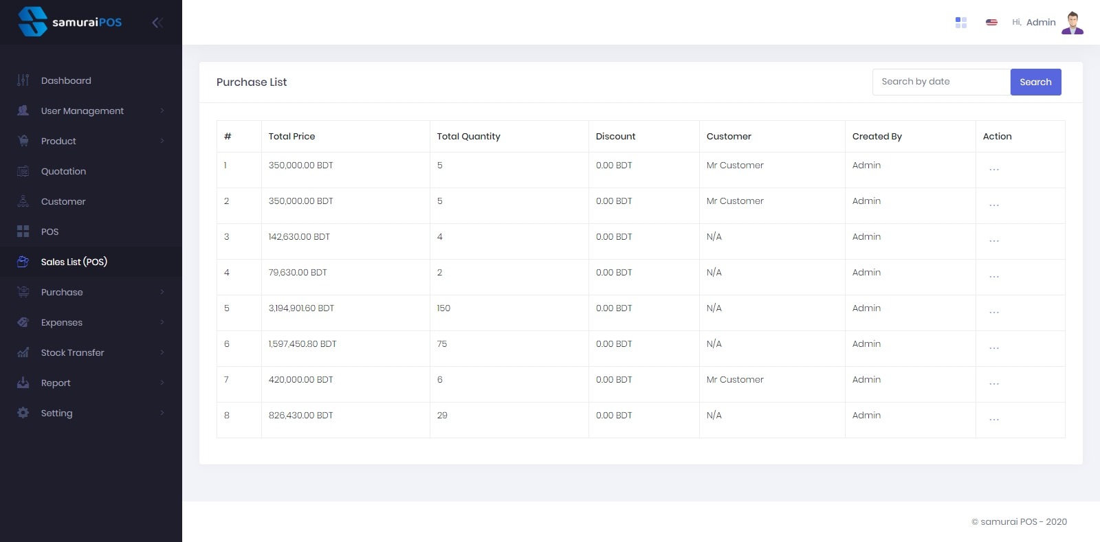 Samurai POS - Point of Sale & Inventory Management System by imjol
