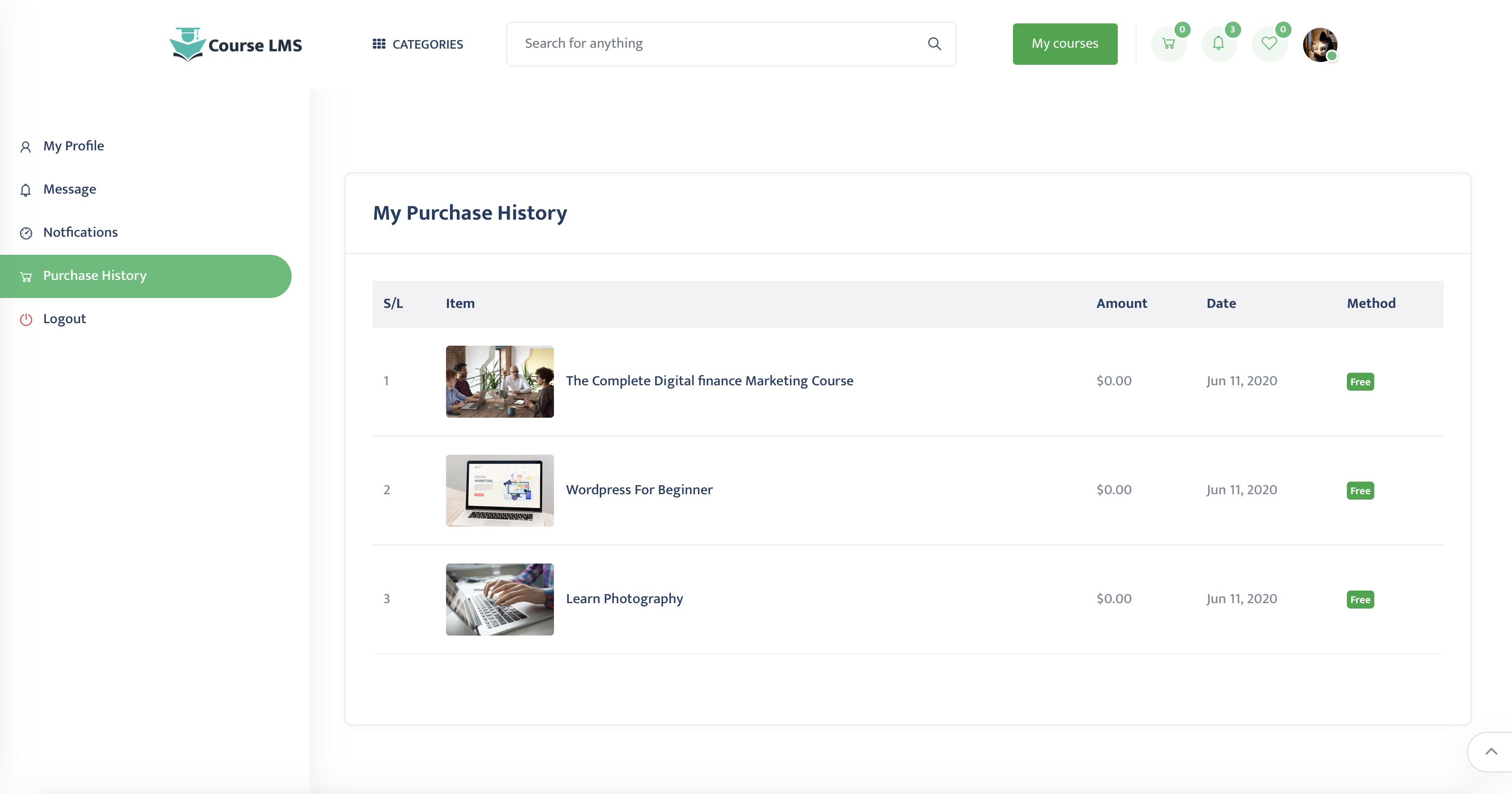 Course LMS - Online Learning Management System by imjol | CodeCanyon