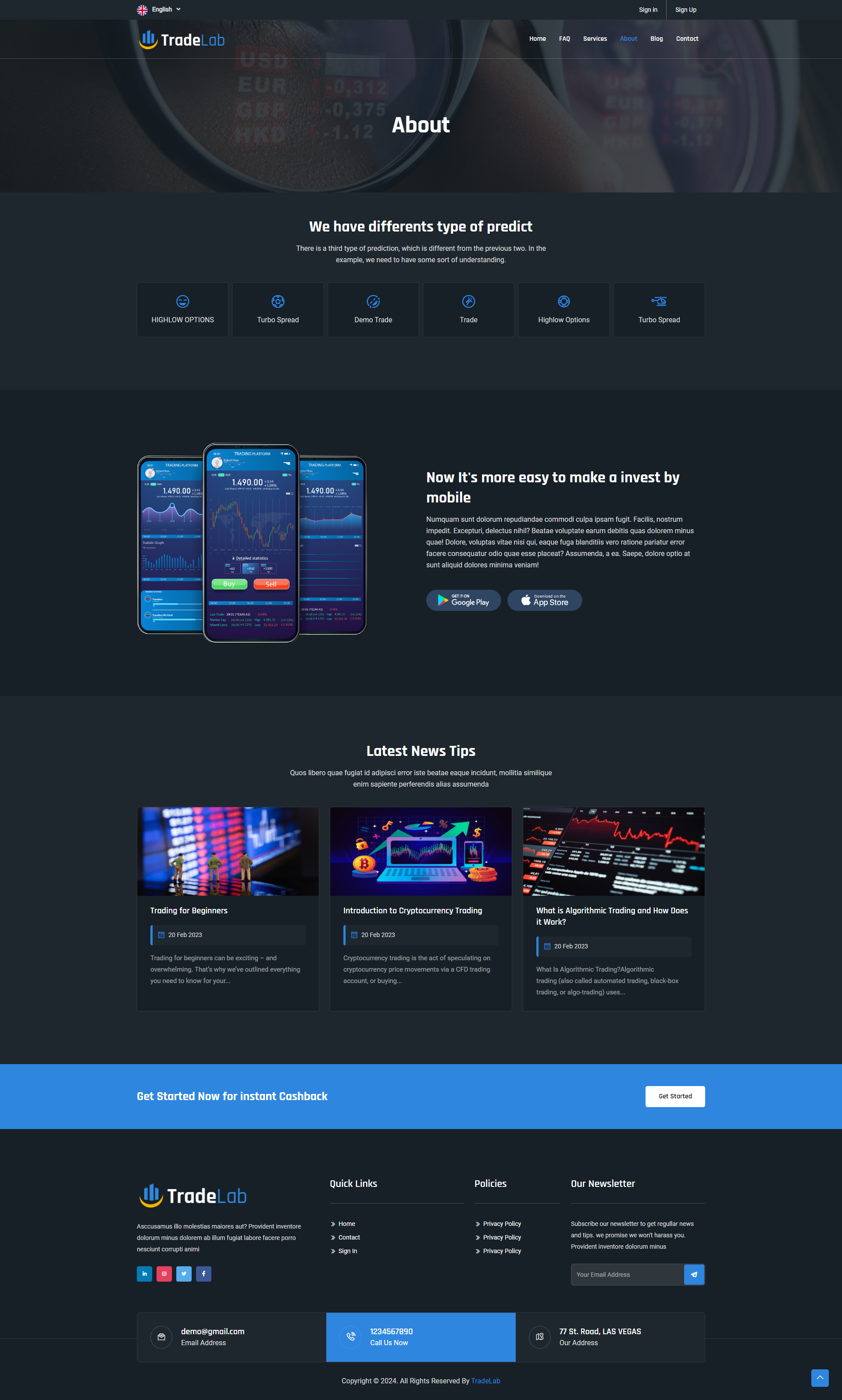 TradeLab - Online Trading Platform by ViserLab | CodeCanyon
