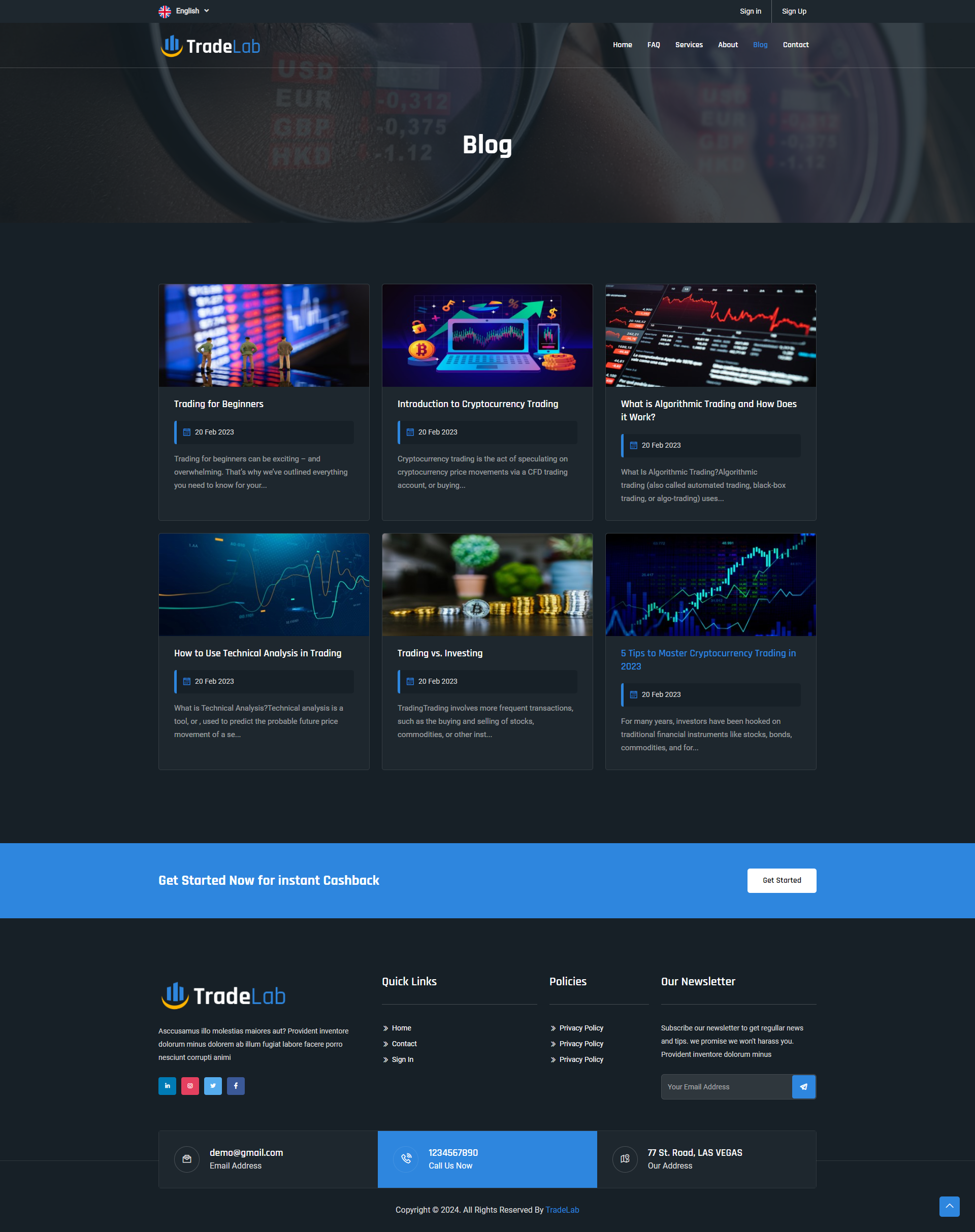 TradeLab - Online Trading Platform by ViserLab | CodeCanyon