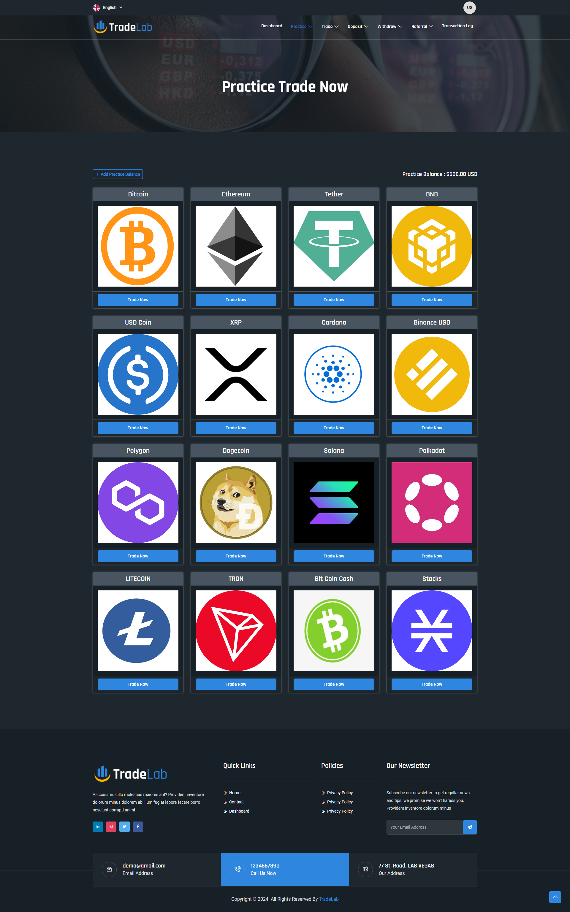 TradeLab - Online Trading Platform by ViserLab | CodeCanyon