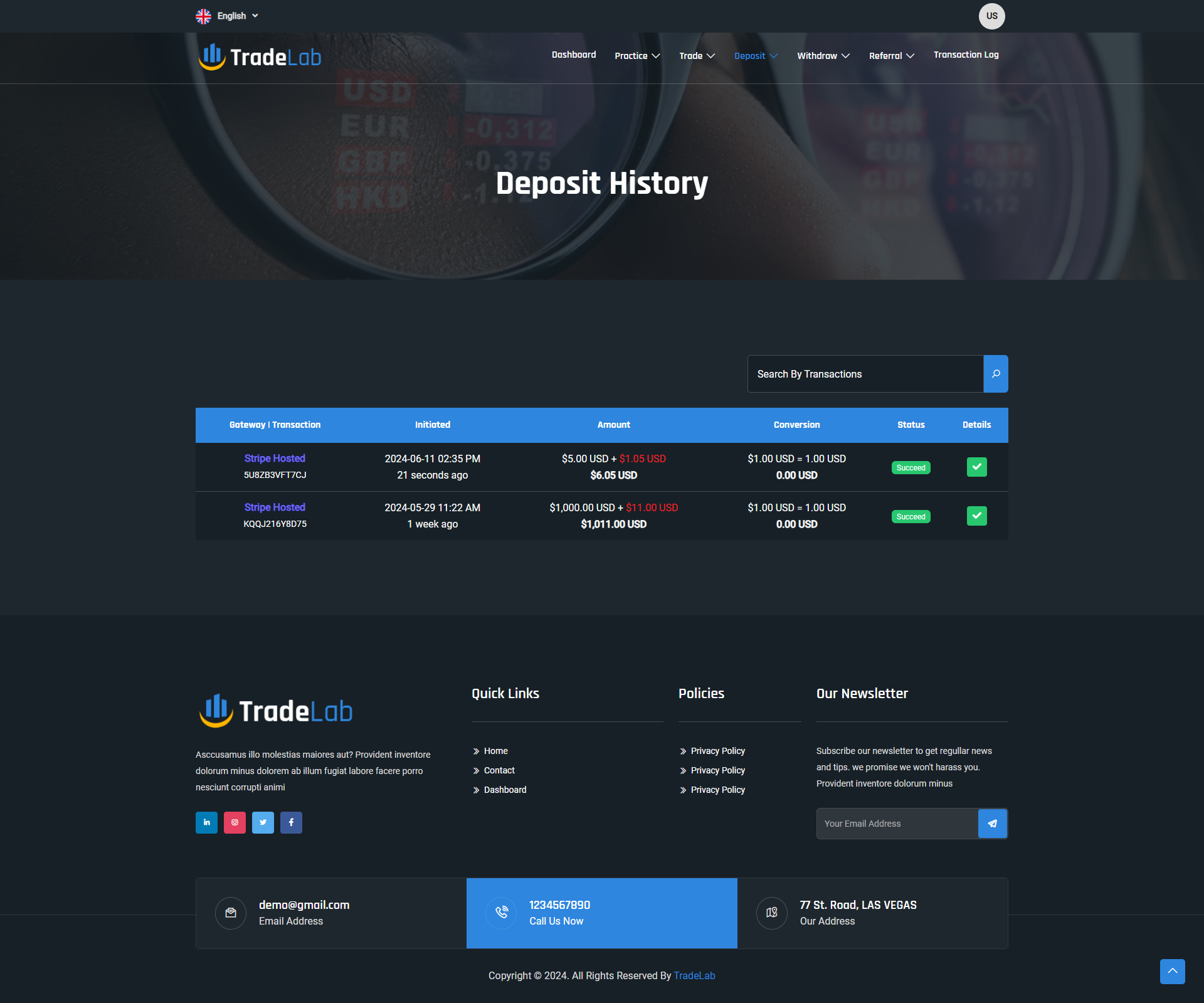 TradeLab - Online Trading Platform by ViserLab | CodeCanyon