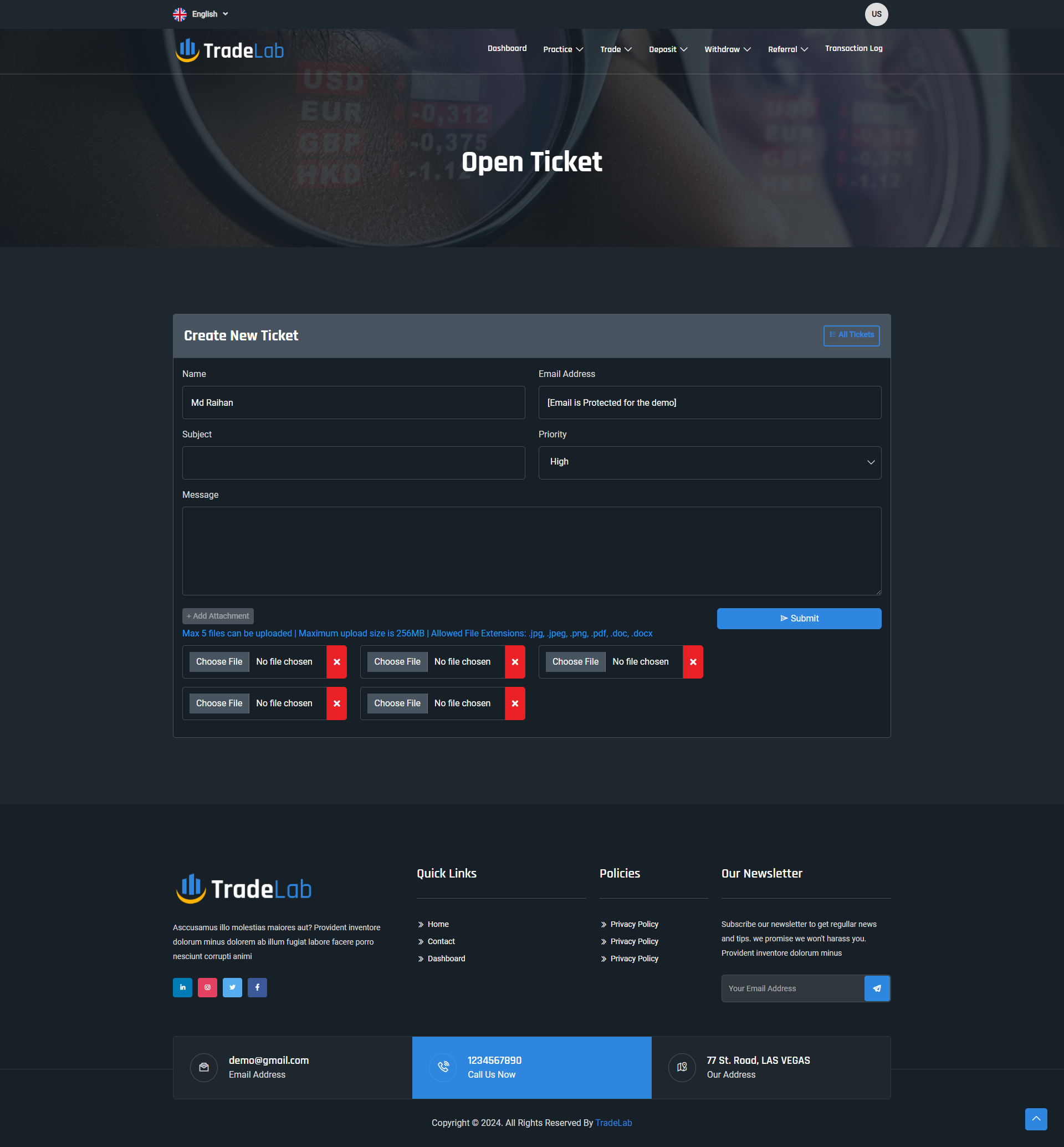 TradeLab - Online Trading Platform by ViserLab | CodeCanyon