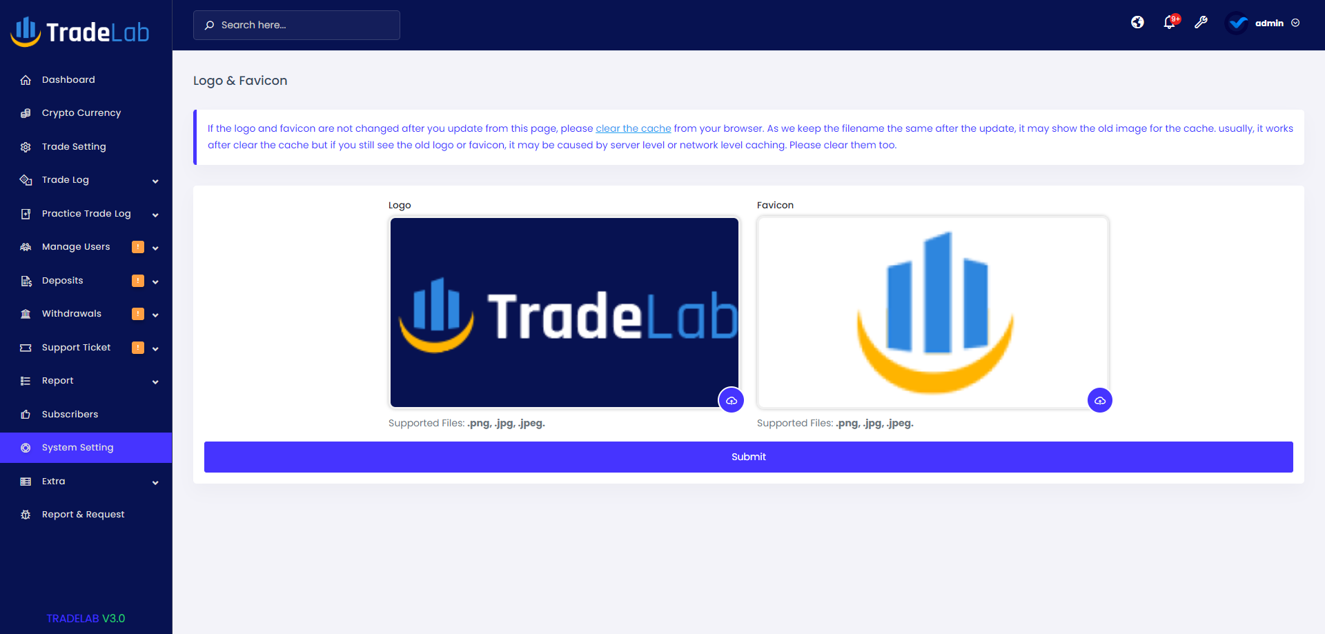 TradeLab - Online Trading Platform by ViserLab | CodeCanyon