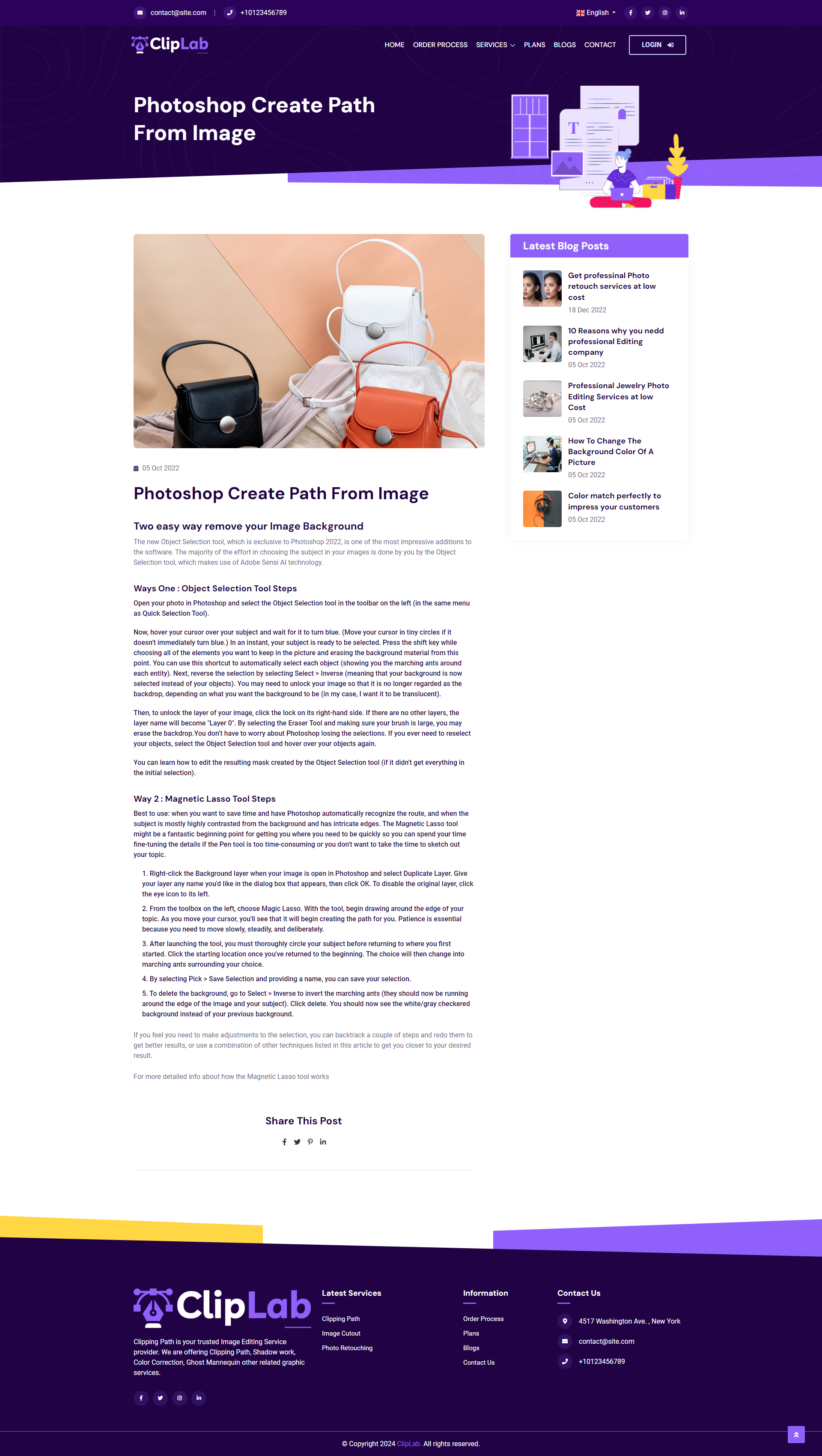 ClipLab - Professional Clipping Path Service Platform by ViserLab | CodeCanyon