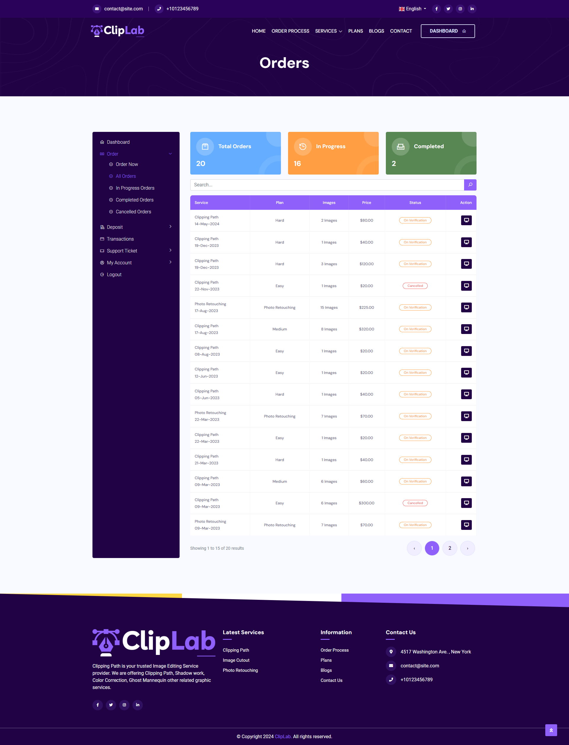 ClipLab - Professional Clipping Path Service Platform by ViserLab | CodeCanyon