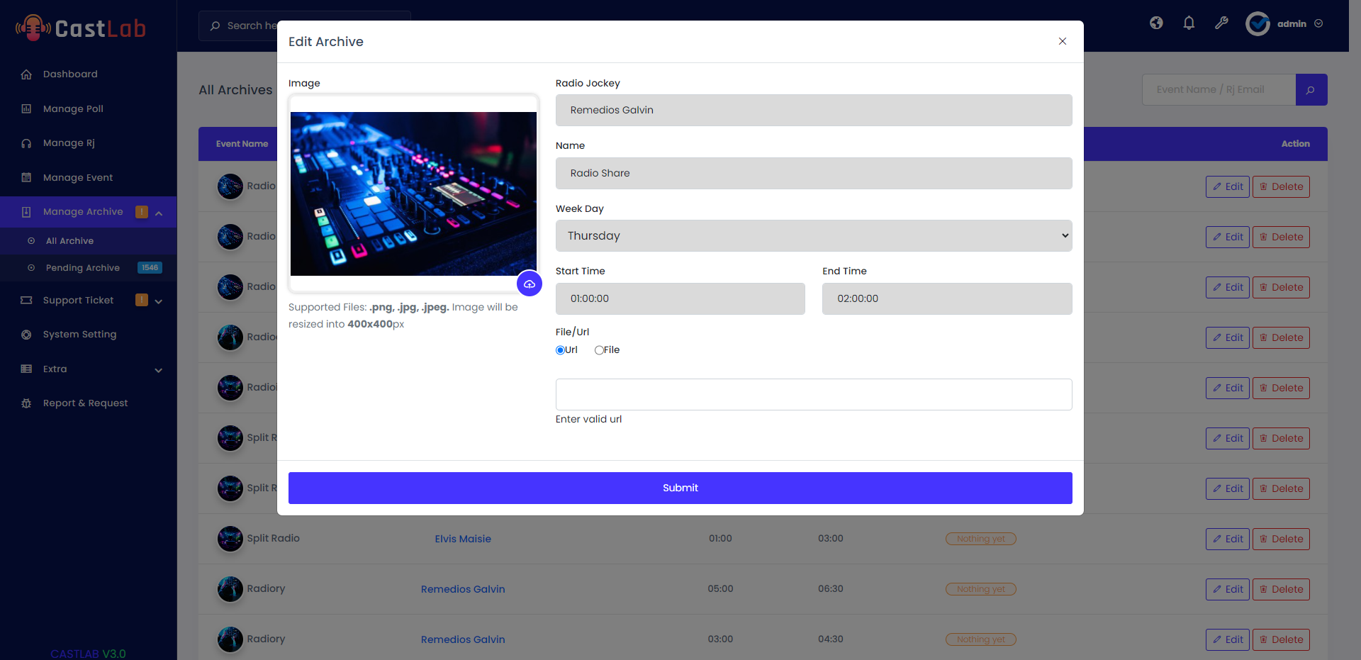CastLab - Live Radio Broadcasting Platform by ViserLab | CodeCanyon