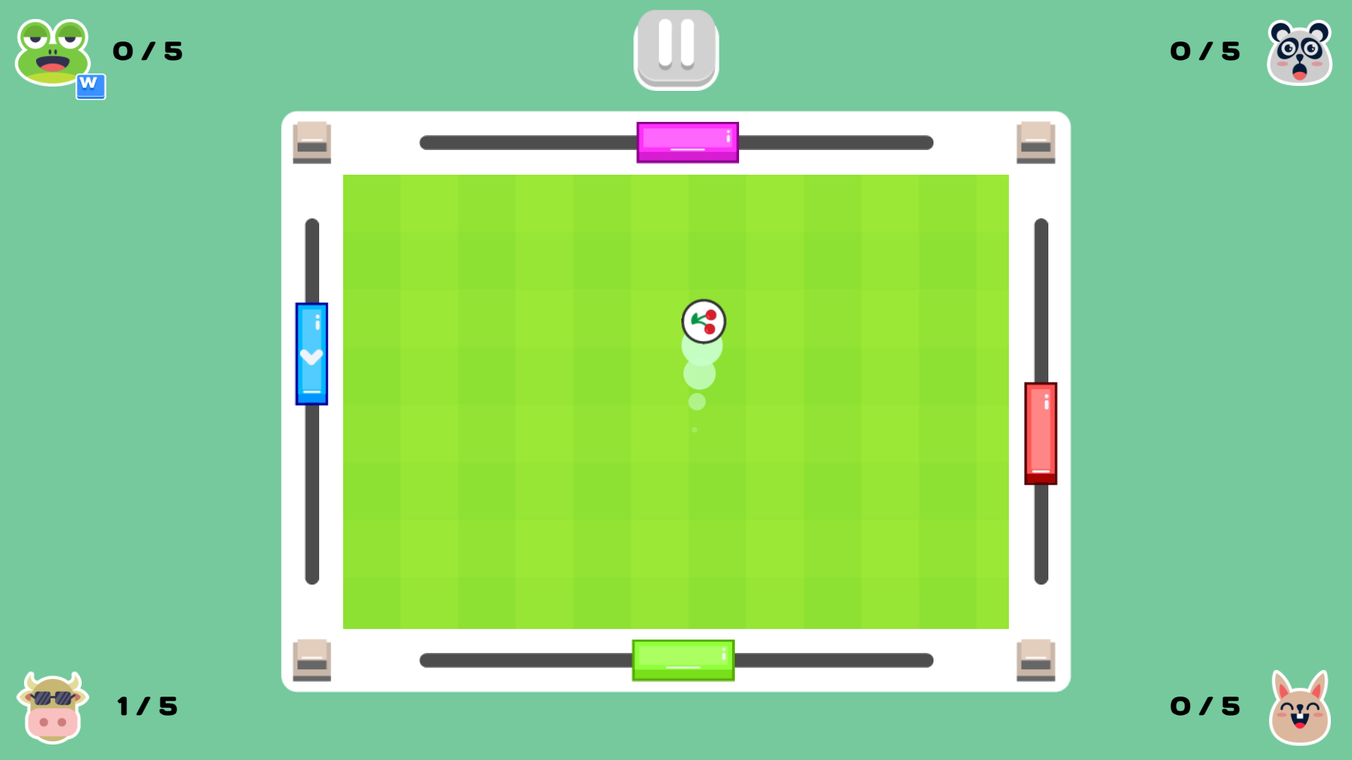 Pin Pong 1 4 Player Mode 2 Modes Construct 3 C3p By Thisismerson