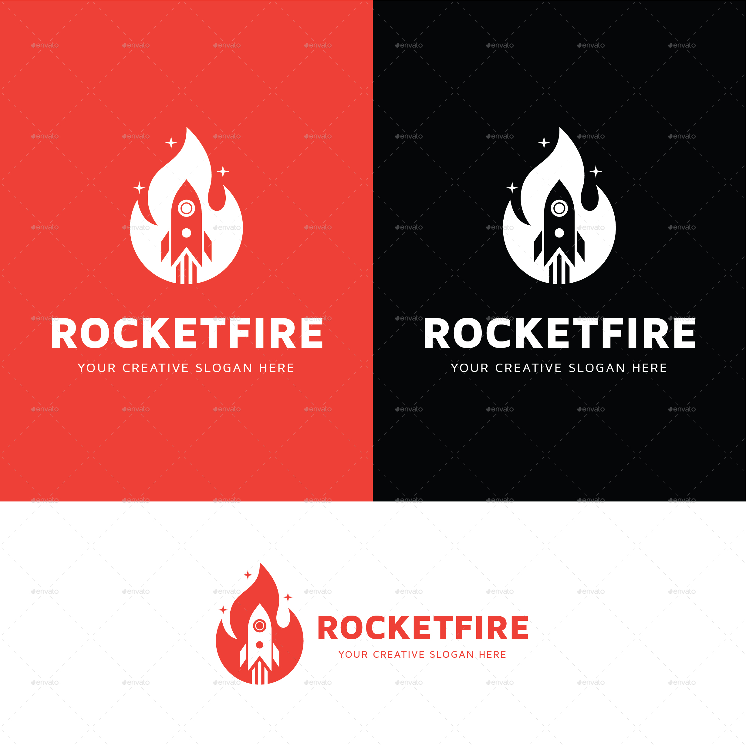 Rocket Fire Logo, Logo Templates | GraphicRiver
