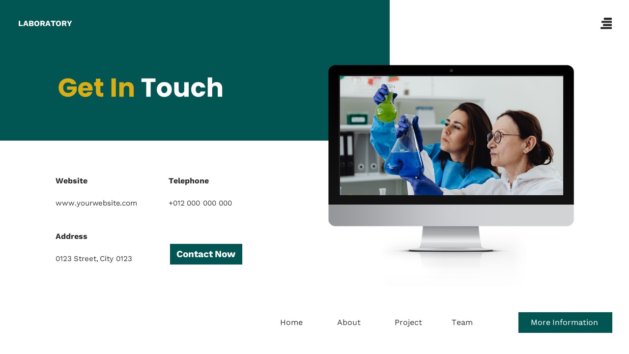 Laboratory - Laboratory Google Slide Templates, Presentation Templates