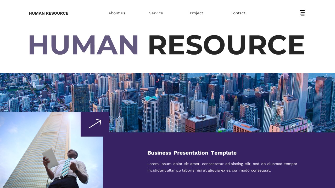 Human Resource - Business Powerpoint Templates, Presentation Templates