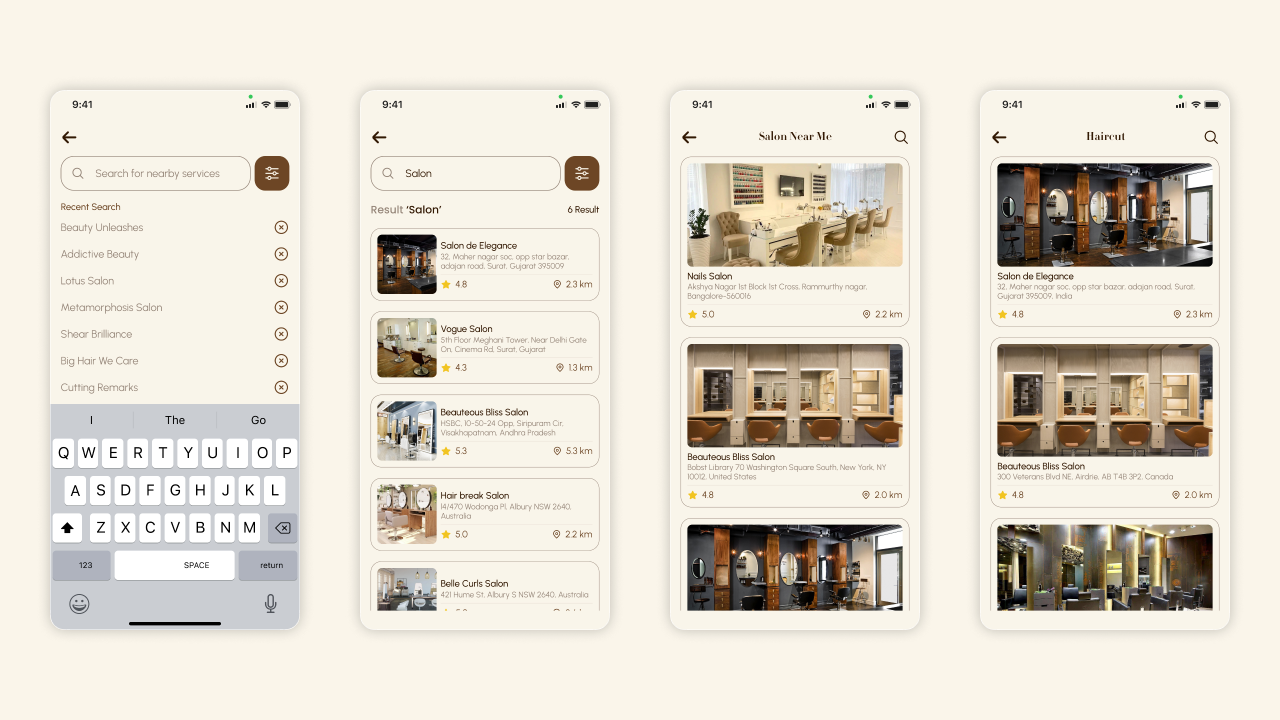 Royal Salon Booking Flutter App UI Kit by thefuturelens | CodeCanyon