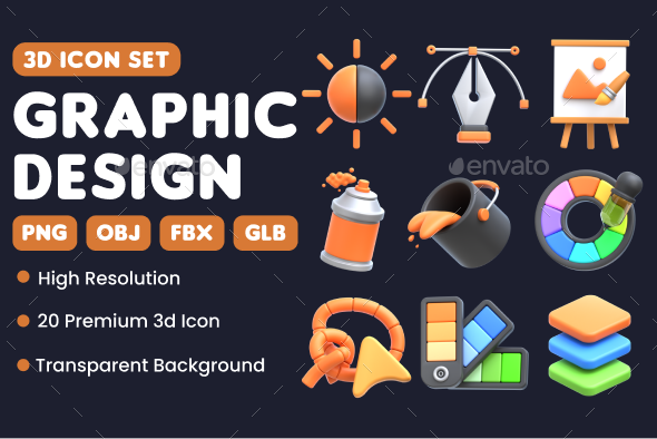 3D Graphic Design, Graphics | GraphicRiver