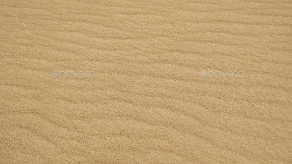Wavy desert sand texture background. Yellow fine beach sand. Texture ...
