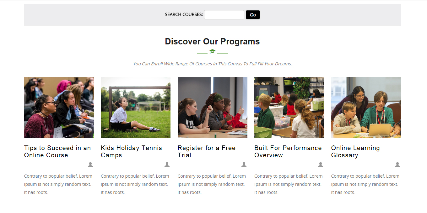 Academic - Responsive Moodle Theme by cmsbrand | ThemeForest