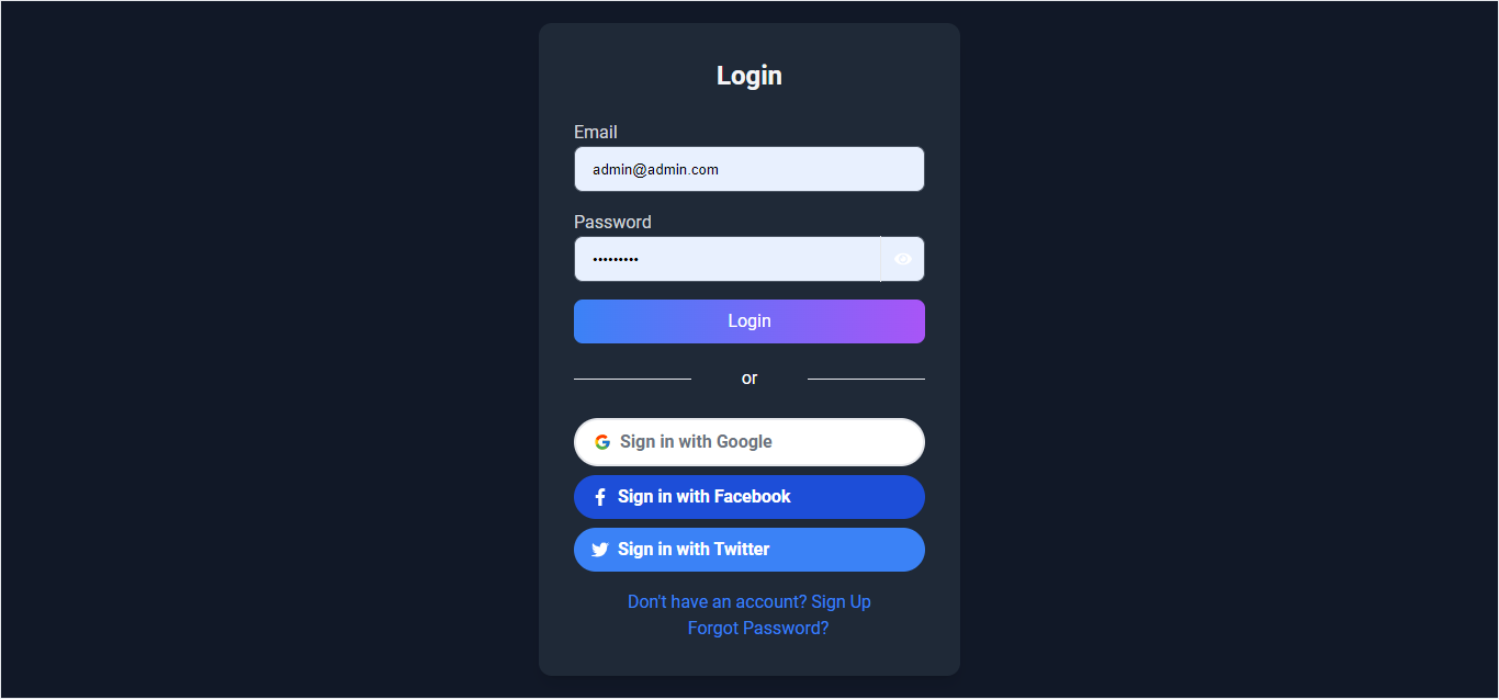 React Authentication Sign in & Sign up Form Script by Designcollection