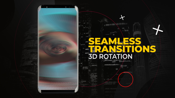 Vertical 3D Rotation Transitions, Premiere Pro Templates | VideoHive