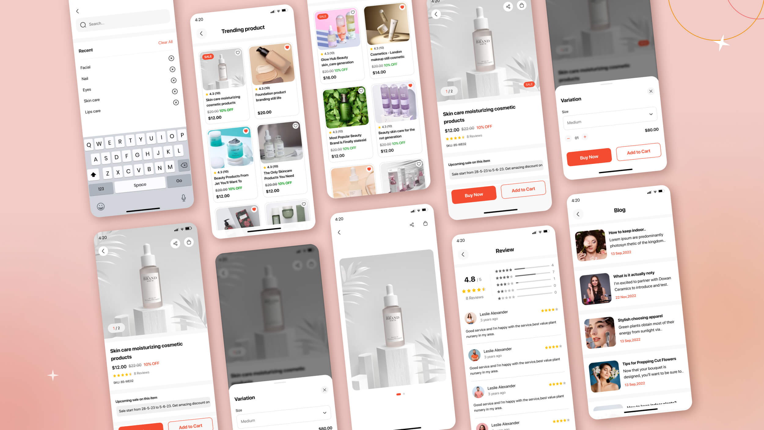 Cosmetic Store App - E-commerce Store app in Flutter 3.x (Android, iOS) with WooCommerce Full ...