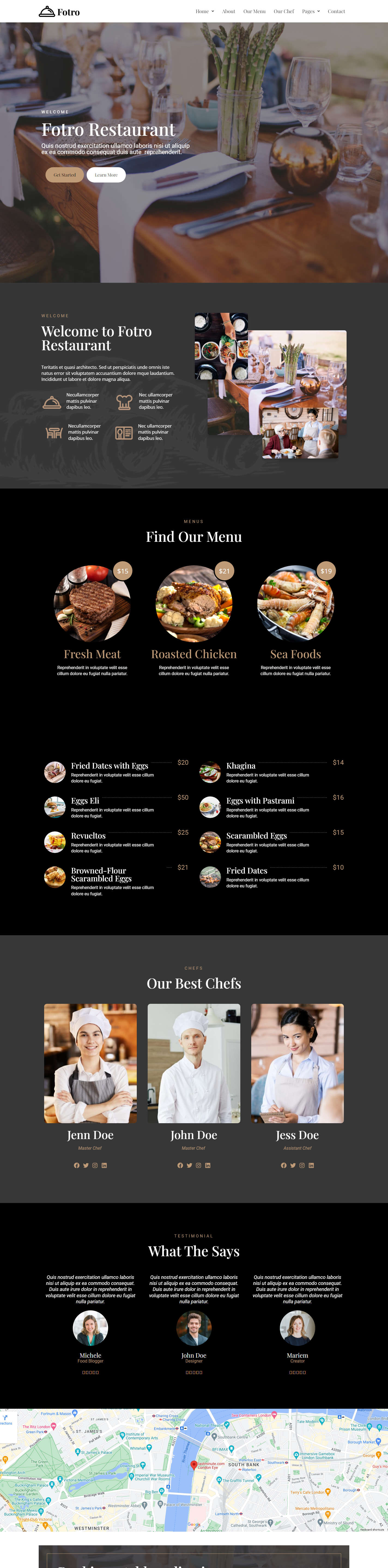 Fotro - Food & Restaurant Elementor Template Kit by TemeGUM | ThemeForest