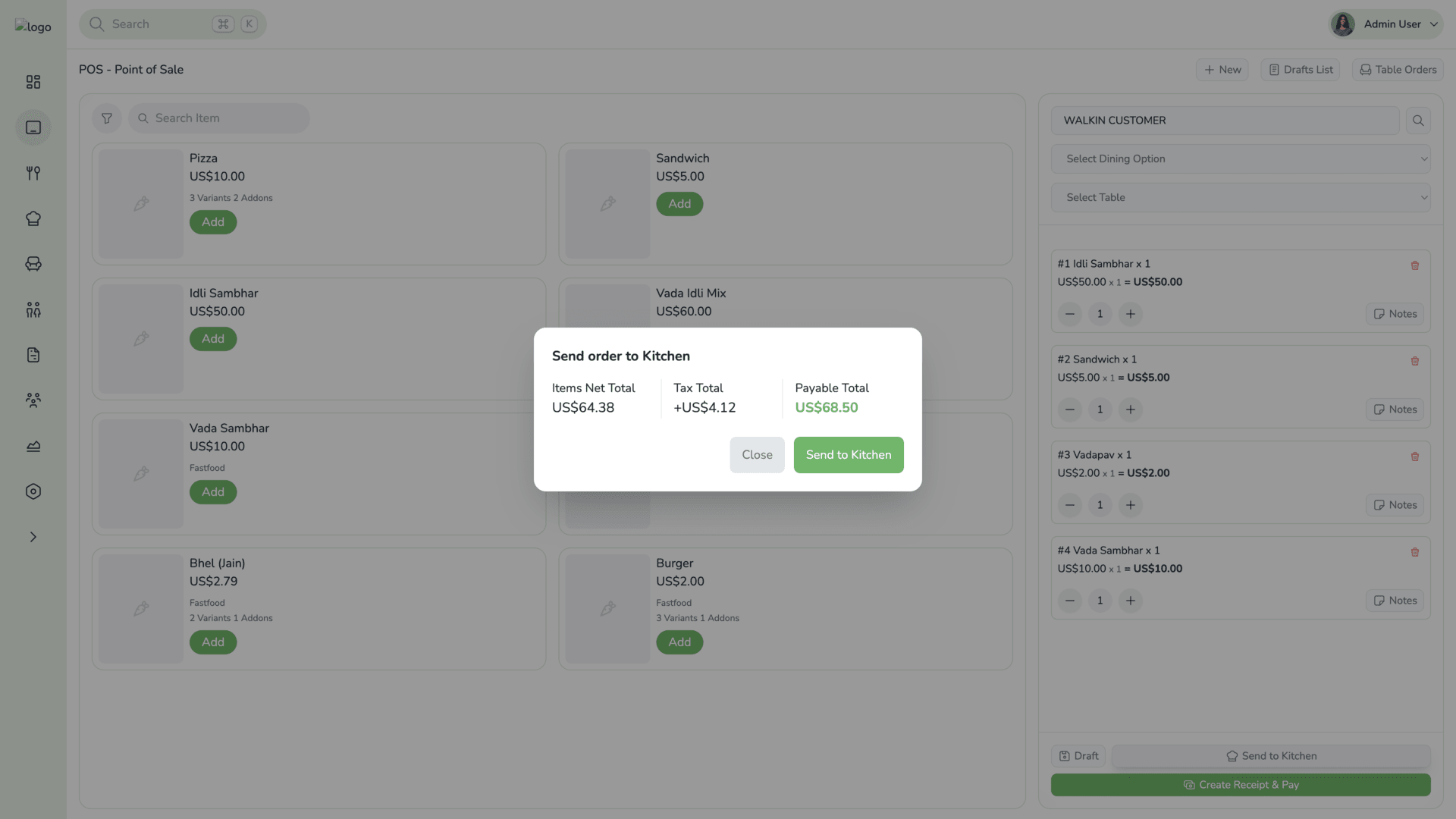 RestroPRO SaaS - POS software for Restaurant, Cafe, Food Truck by UIFLOW