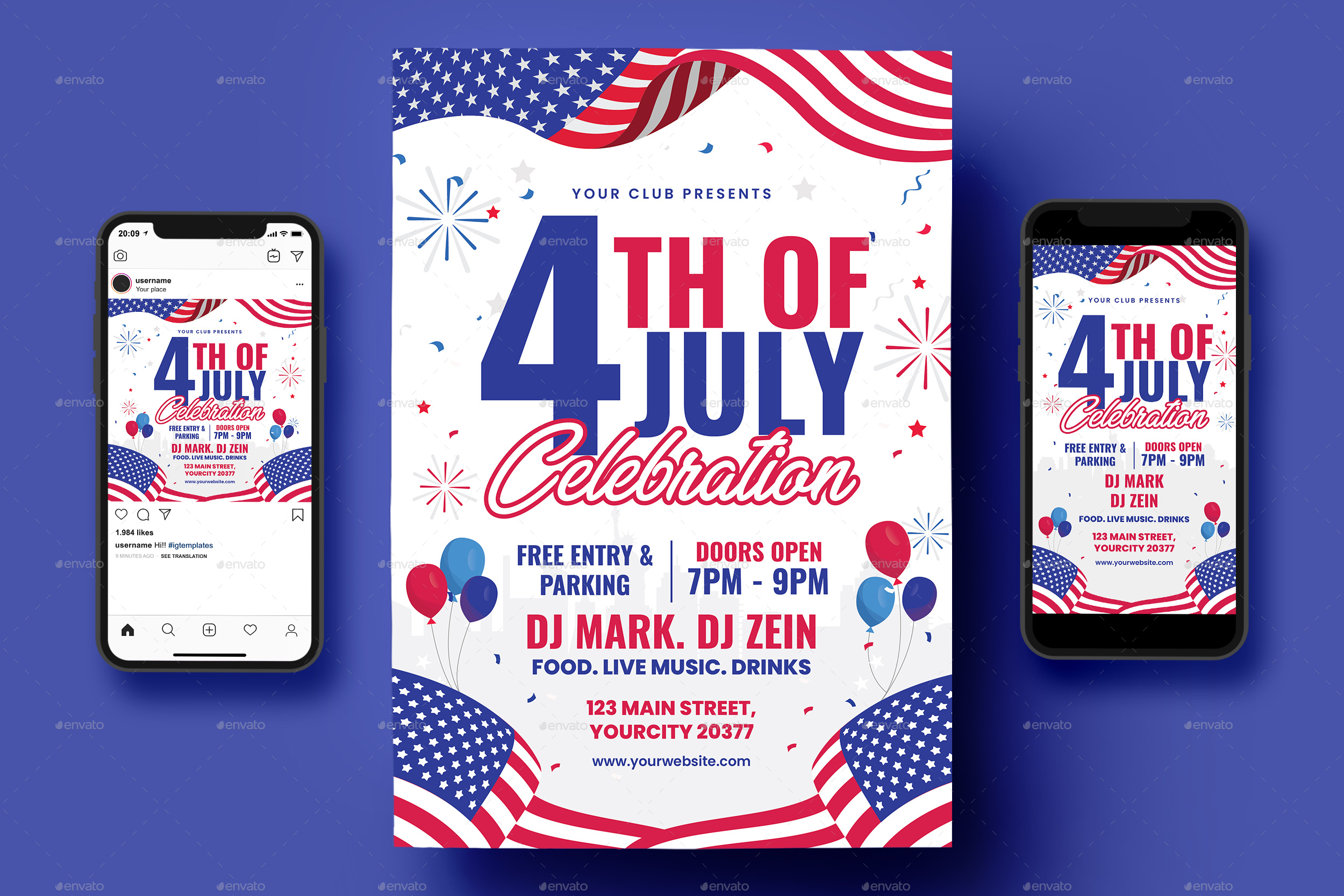 4th of July Flyer, Print Templates | GraphicRiver
