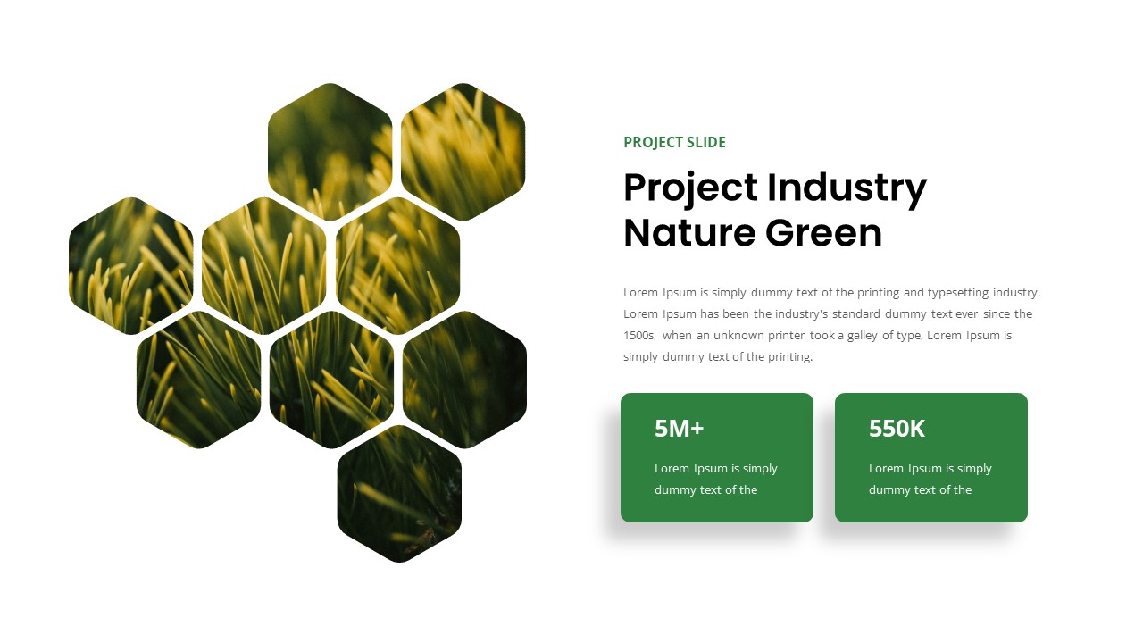 Nature Green PowerPoint Presentation Template, Presentation Templates