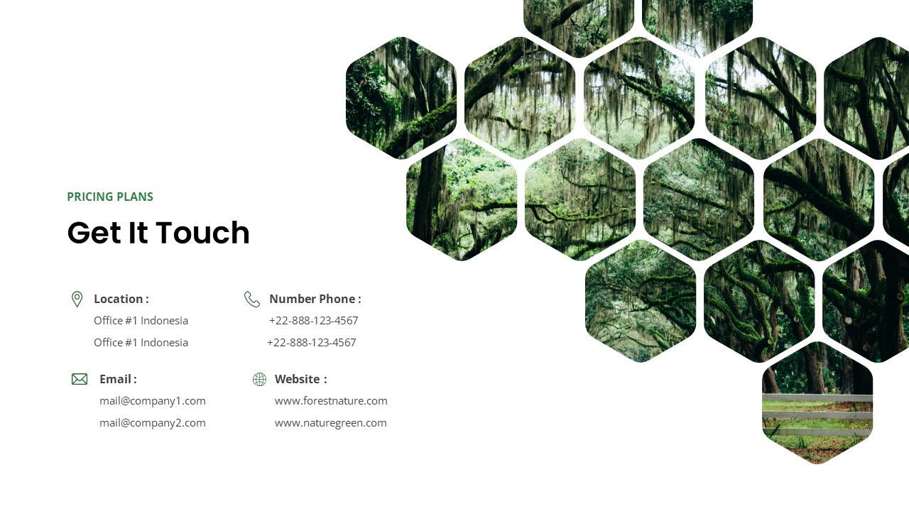 Nature Green PowerPoint Presentation Template, Presentation Templates