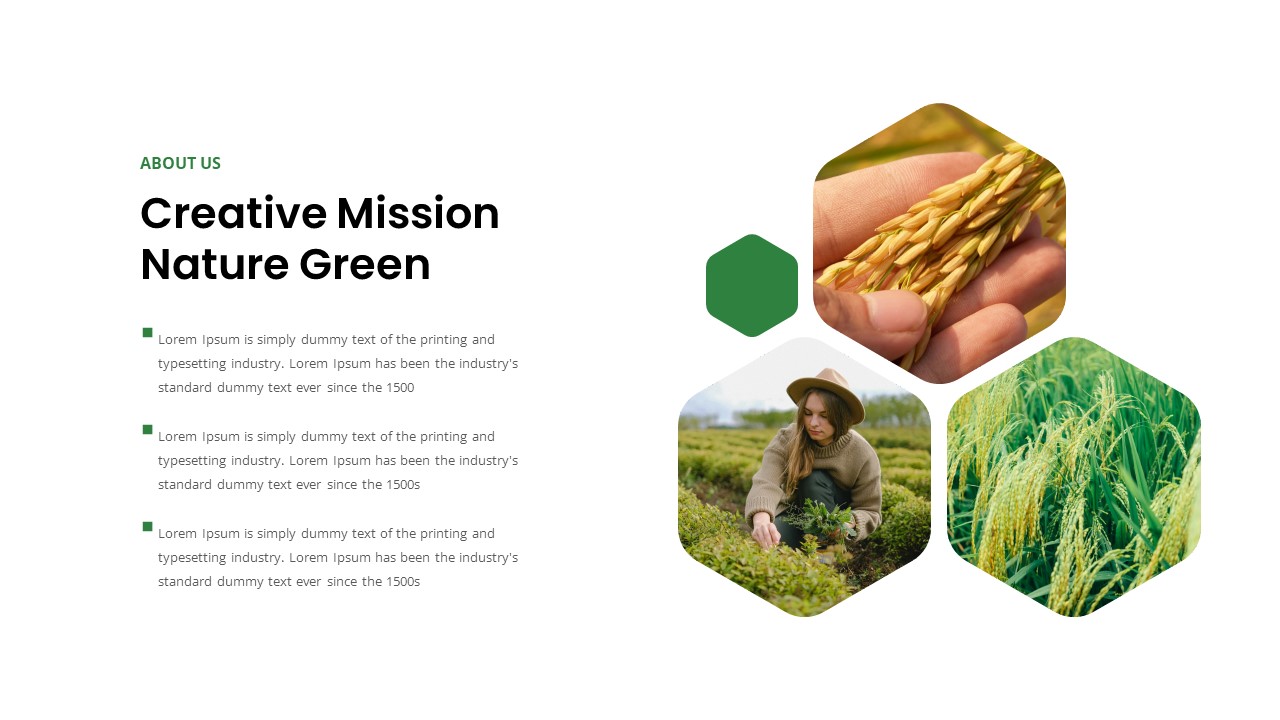 Nature Green PowerPoint Presentation Template, Presentation Templates