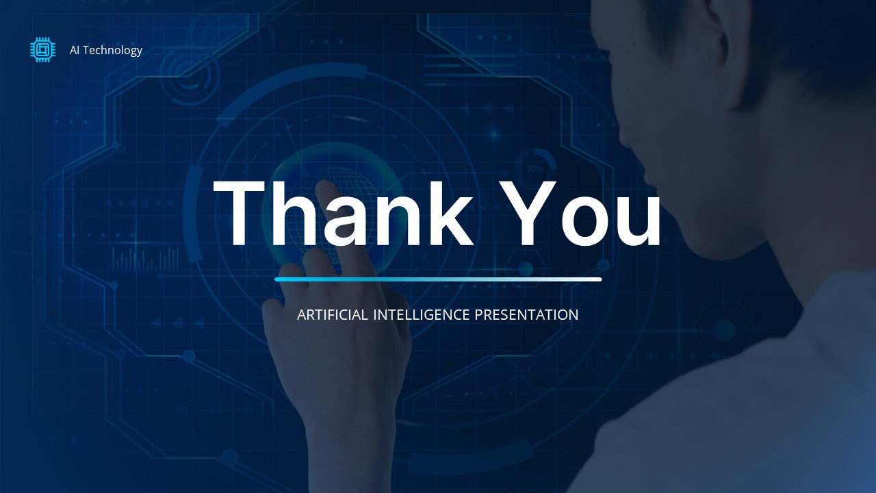 AI Technology PowerPoint Presentation Template, Presentation Templates