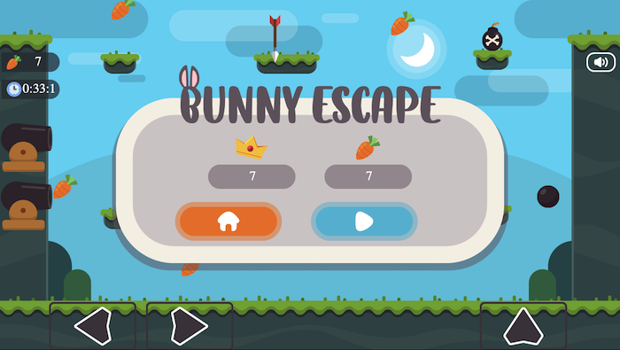 Bunny Escape - HTML5 Game,construct 3 by EyeQStudio | CodeCanyon