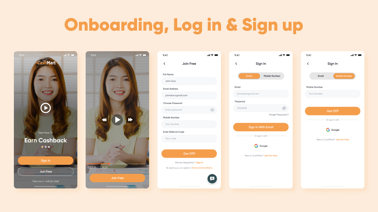 CashMart - Shop & Earn Rewards App Template - Flutter mobile app ...