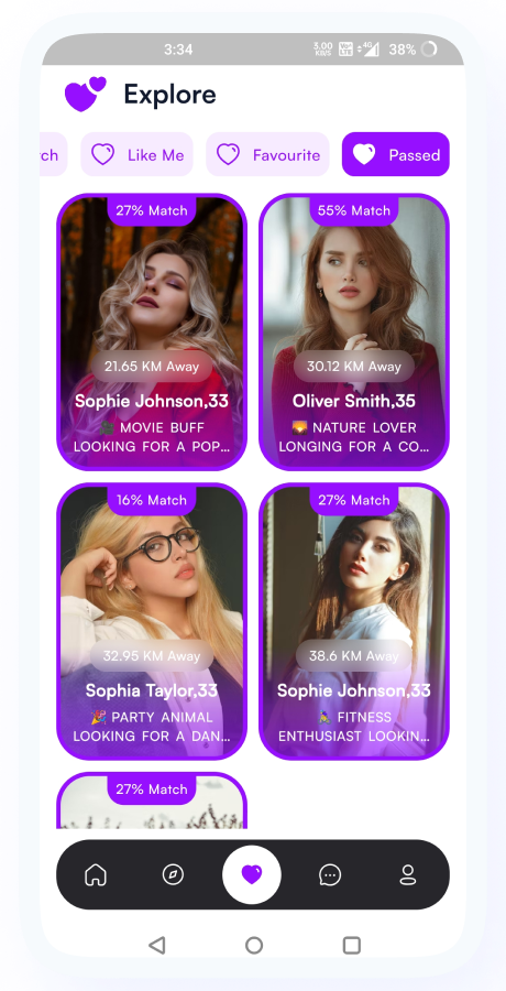 GoMeet - Complete Social Dating Mobile App | Online Dating | Match ...