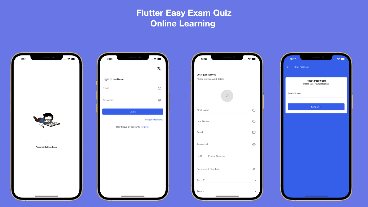 flutter exam quiz full app by initappz | CodeCanyon