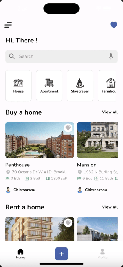 Real Estate App | Flutter & Firebase by kchitraarasu | CodeCanyon