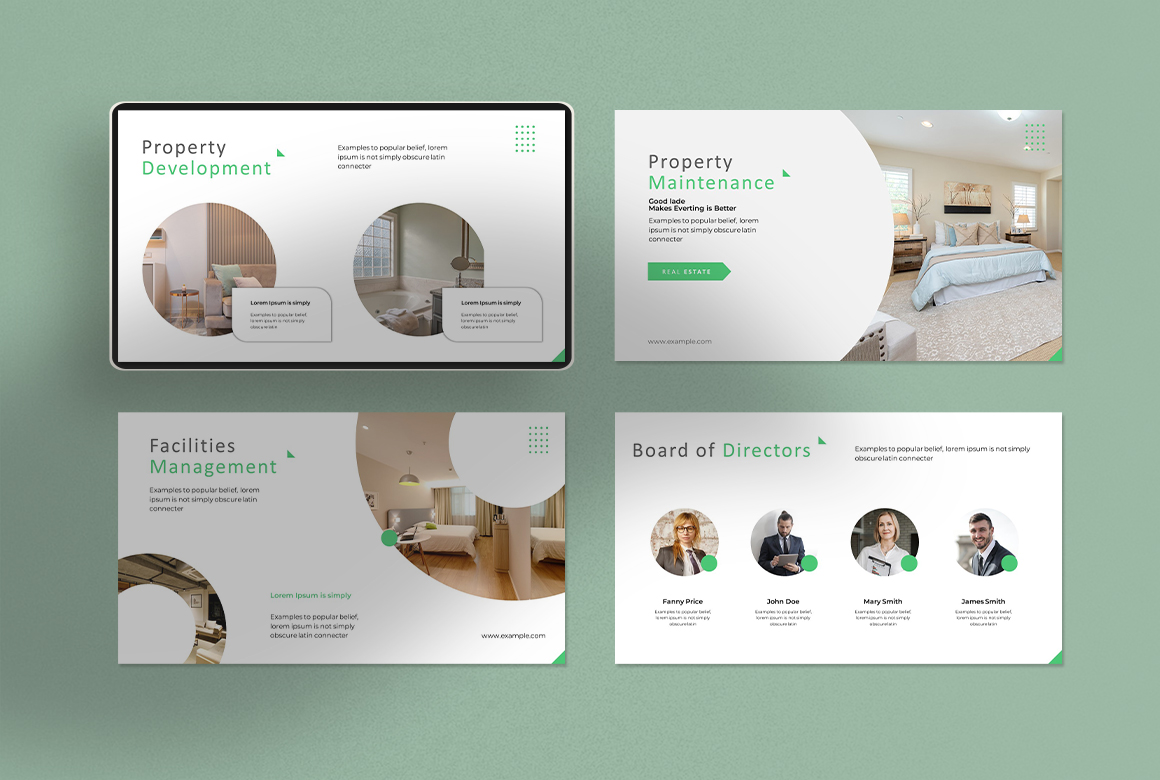 Real Estate PowerPoint Presentation Template, Presentation Templates