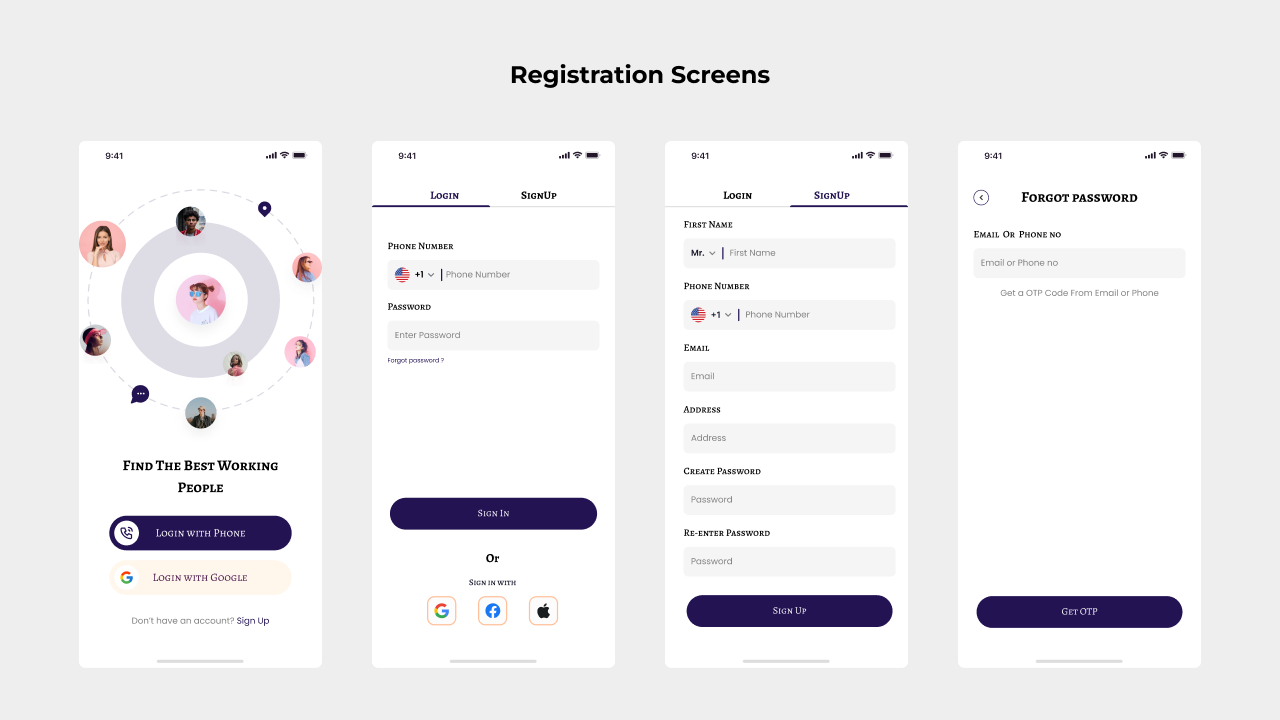 Homecare | Home Service Mobile App | React Native Template by codeforge0