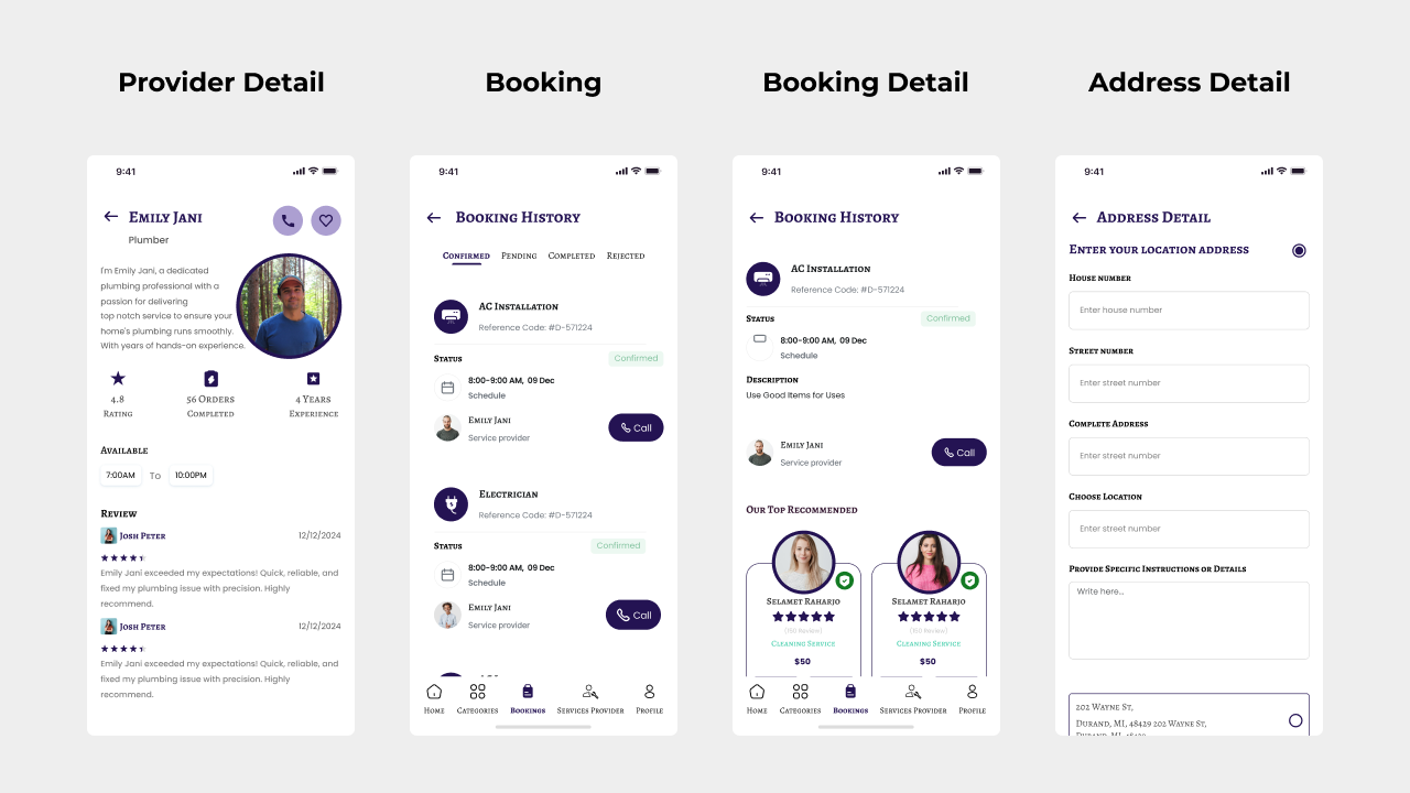 Homecare | Home Service Mobile App | React Native Template by codeforge0