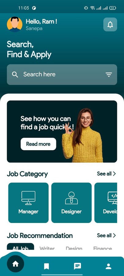 ClickJob - A complete Job Portal Flutter UI Template Kit by ...