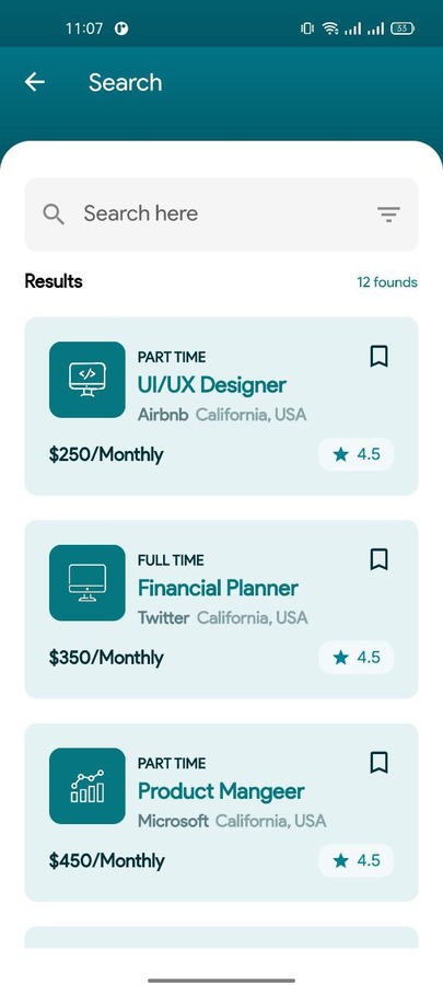 ClickJob - A complete Job Portal Flutter UI Template Kit by ...