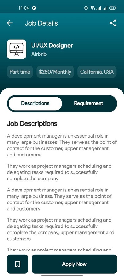 ClickJob - A complete Job Portal Flutter UI Template Kit by ...