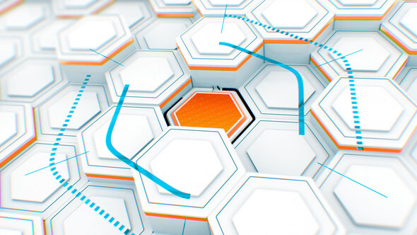 Hexagon Array Logo, After Effects Project Files | VideoHive