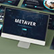 Metaver - Virtual Reality & Metaverse PowerPoint Template, Presentation ...