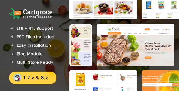 Mega Grocery Shop Prestashop 1.7 & 8.x Responsive Theme by codezeel