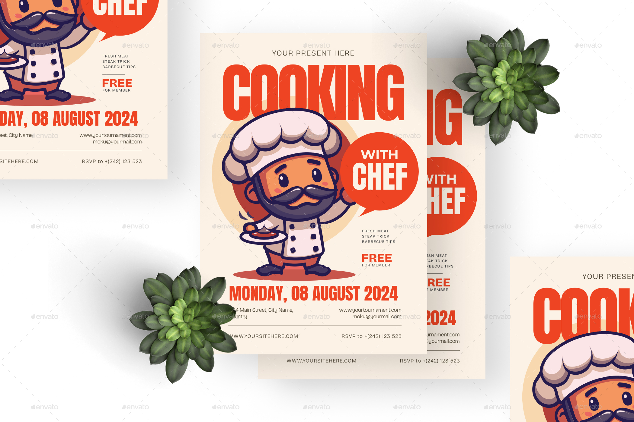 Cooking Chef - Flyer Set, Print Templates | GraphicRiver
